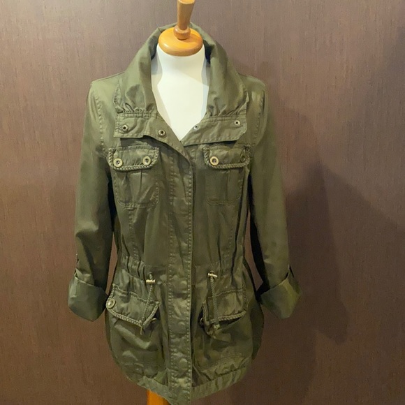 H&M | Jackets & Coats | Hm Army Green Utility Jacket | Poshmark